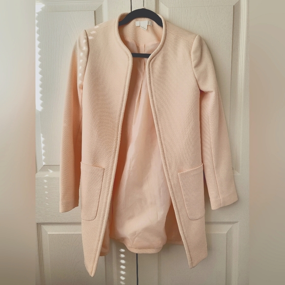 H&M | Jackets & Coats | Hm Light Peach Jacket | Poshmark
